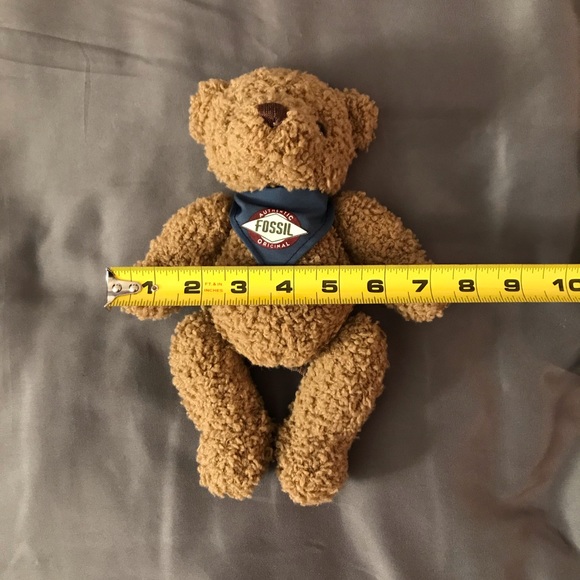 Fossil | Other | Fossil Original Authentic Gund Fuzzy Teddy Bear | Poshmark